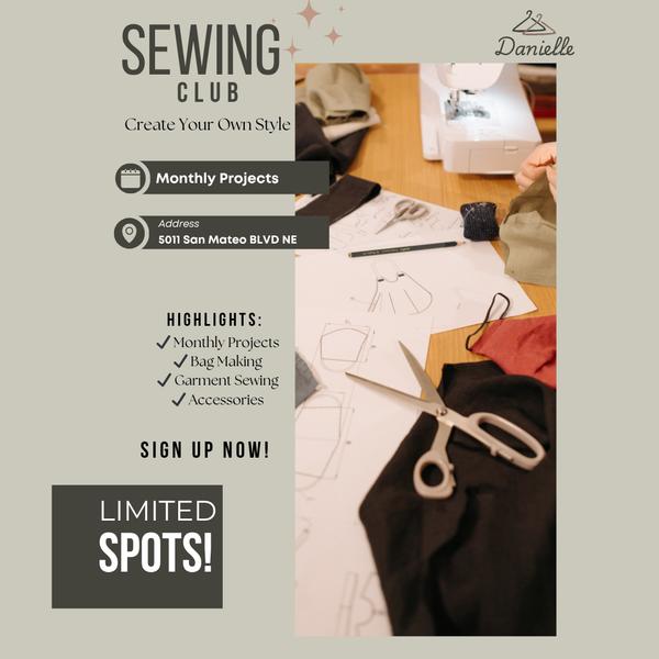 Sew Club W/ Danielle St John - Ryan’s Sewing & Vacuum Center